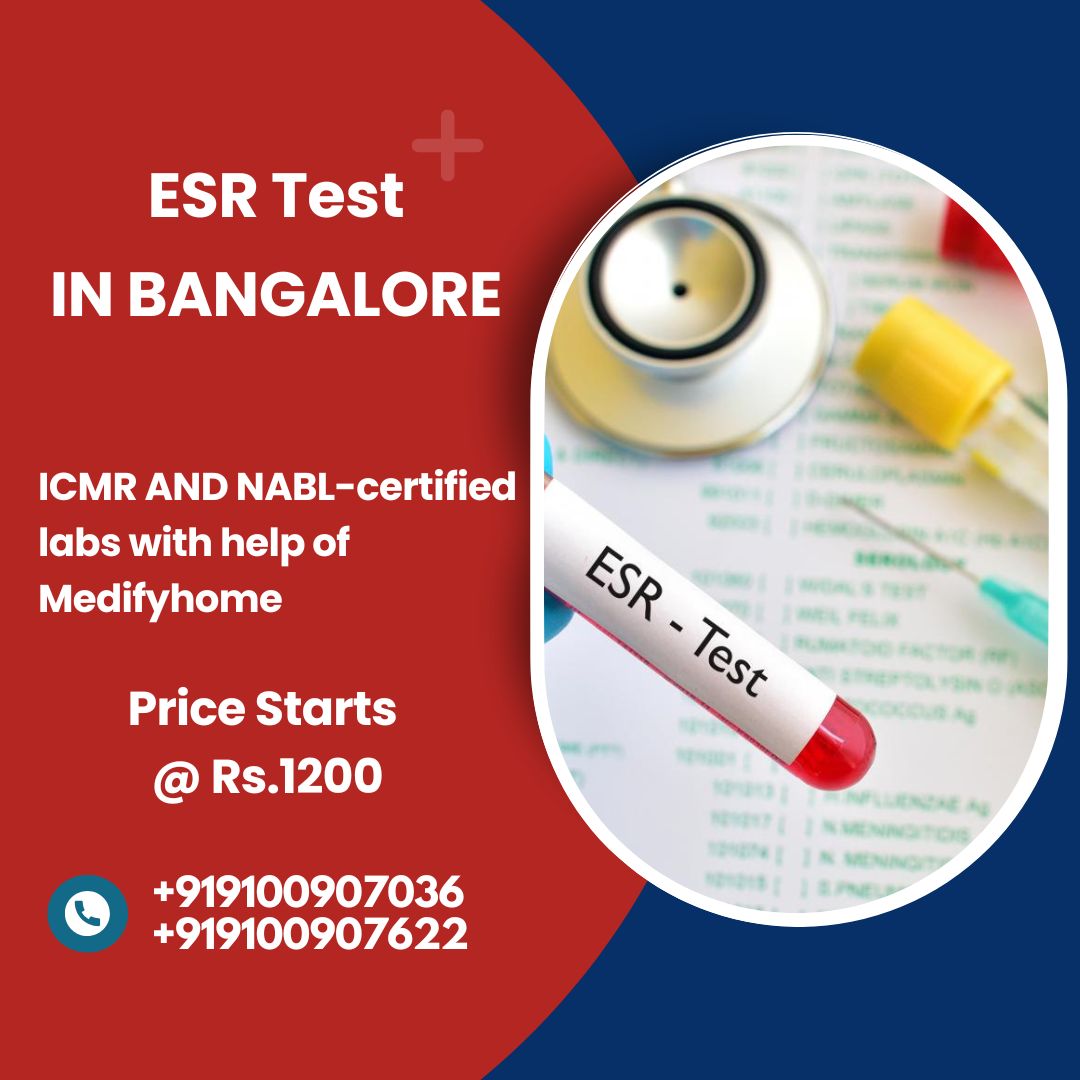 ESR Test at Home | Bangalore | Medifyhome