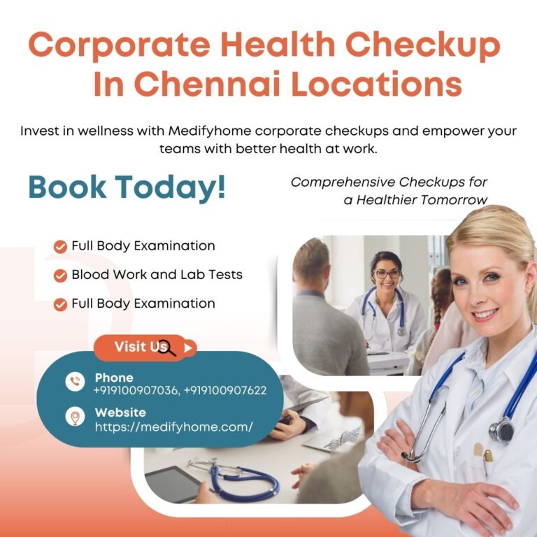 Corporate Health Checkup in Guindy | Comprehensive Packages
