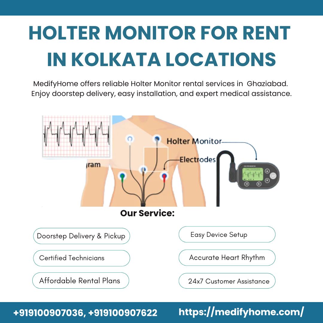 Holter Monitor for Rent in New Town | Heart Rhythm Test | Medifyome