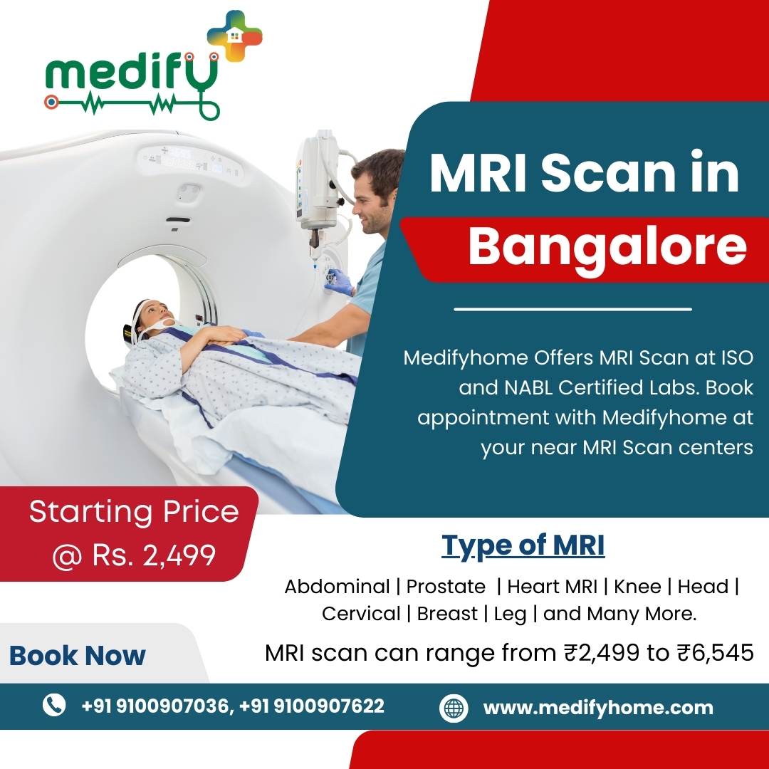 MRI Scan in Bangalore | Price Rs. 2999 | Medifyhome
